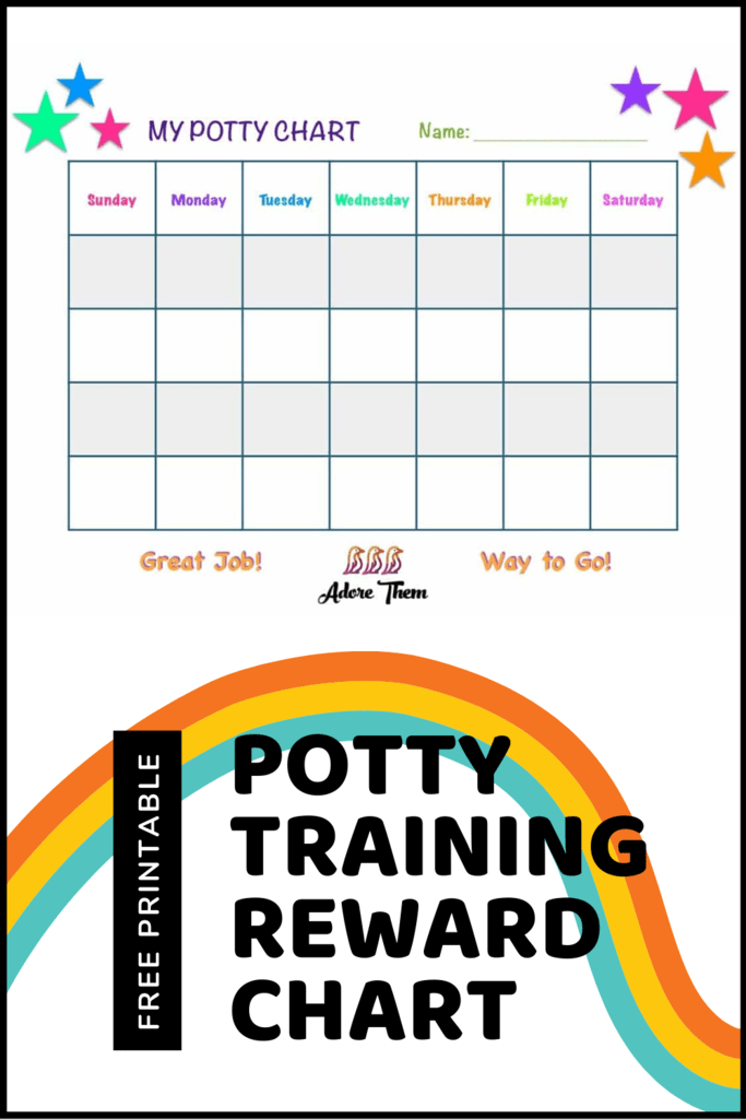 Potty Training Reward Chart Template Potty Training Reward Chart Template