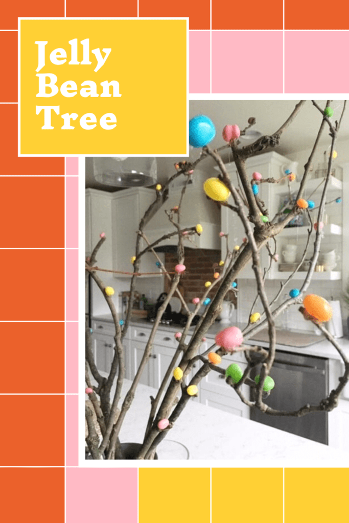 Jelly Bean Tree – Cute and Cheap Easter Decor! - Adore Them Parenting