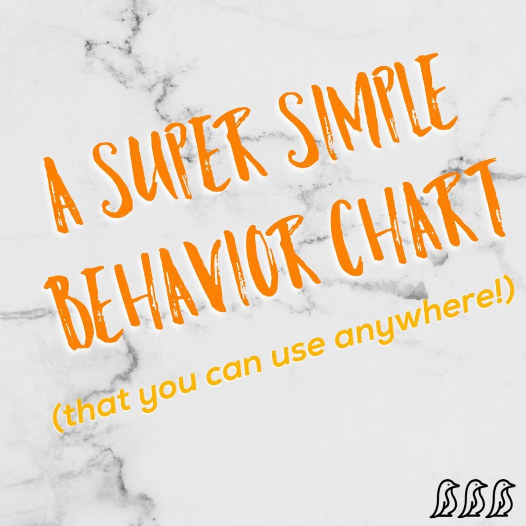 A Simple DIY Behavior Chart that You Can Create and Use On-The-Go ...