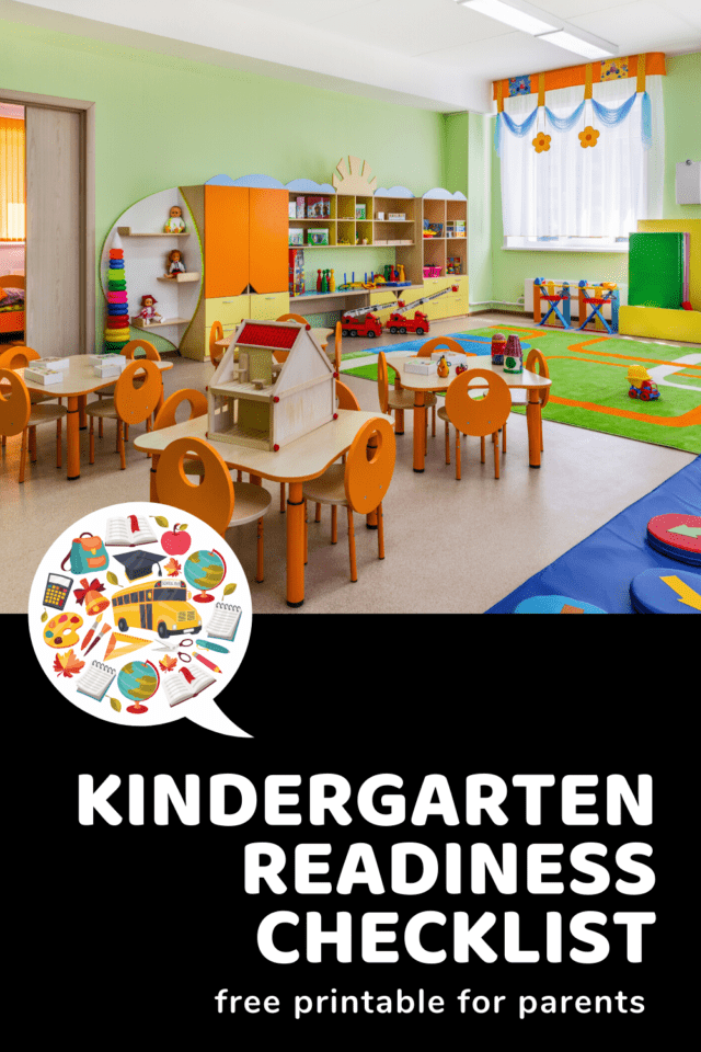 Kindergarten Readiness Checklist - Free Printable for Parents