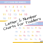 Letter and Number Printables for Toddlers - Adore Them Parenting