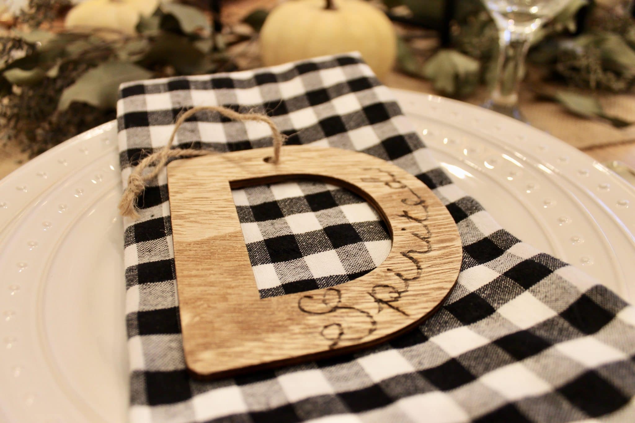 A Very Thankful Thanksgiving Tablescape – DIY Wood Burning - Adore Them ...