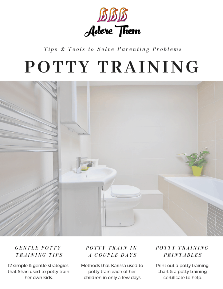 Potty Training Guide – Free eBook for Parents - Adore Them Parenting