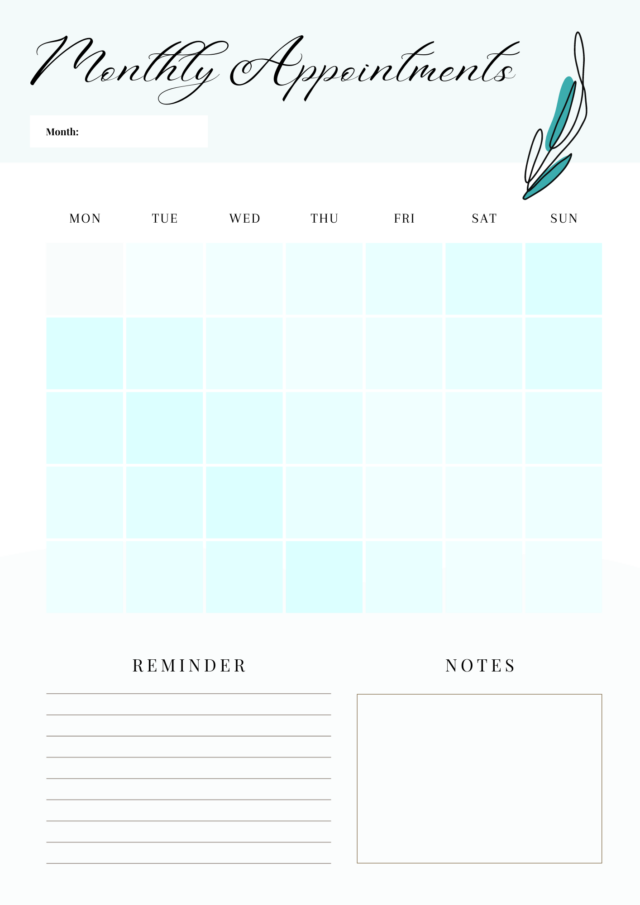 Doctor Appointment Printables to Keep Track of Your Health - Adore Them ...