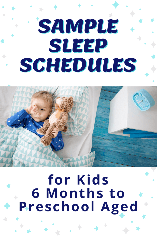 Baby and Child Sleep Schedule From 6 Months to Preschool - Adore Them ...