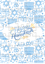 Free Printable Hanukkah Puzzle for Kids - Adore Them Parenting