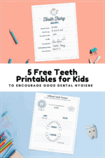 5 Free Teeth Printables for Kids to Encourage Good Dental Hygiene ...