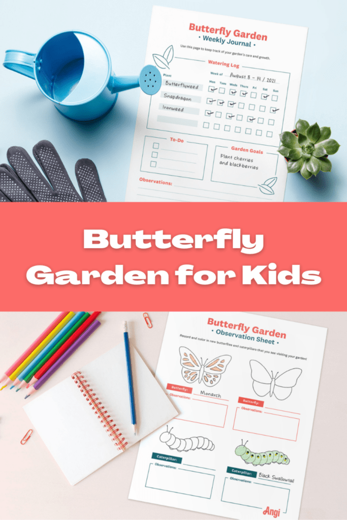 Butterfly Garden for Kids - Free Printable Activities - Adore Them ...