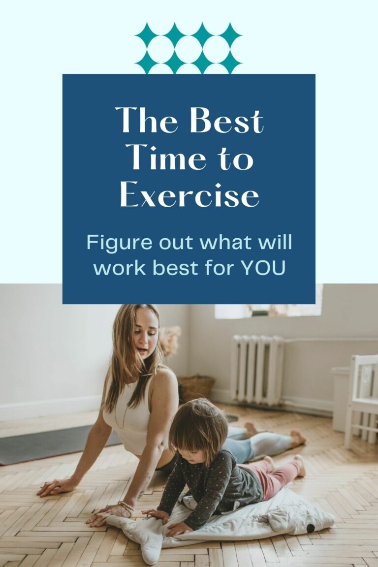 Finding The Best Time to Exercise for You - Adore Them Parenting