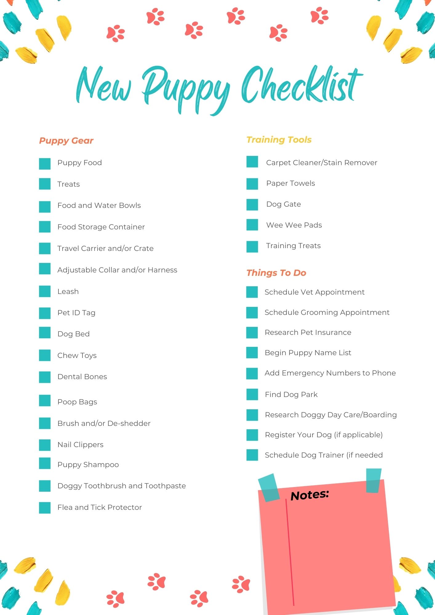 New Pet Checklist – What to Buy for Your New Puppy or Kitten - Adore ...
