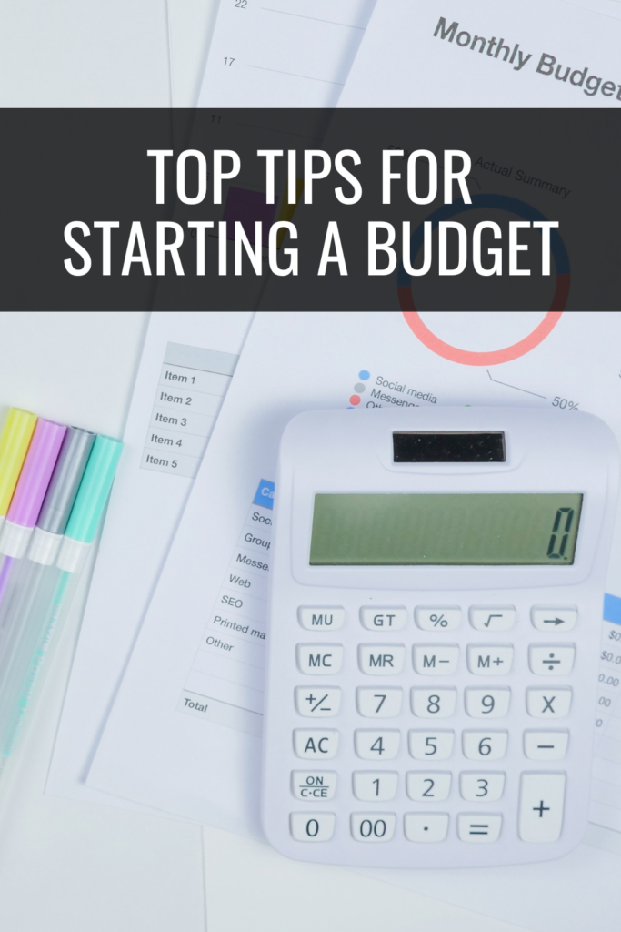 Top Tips for Starting a Budget - Adore Them Parenting