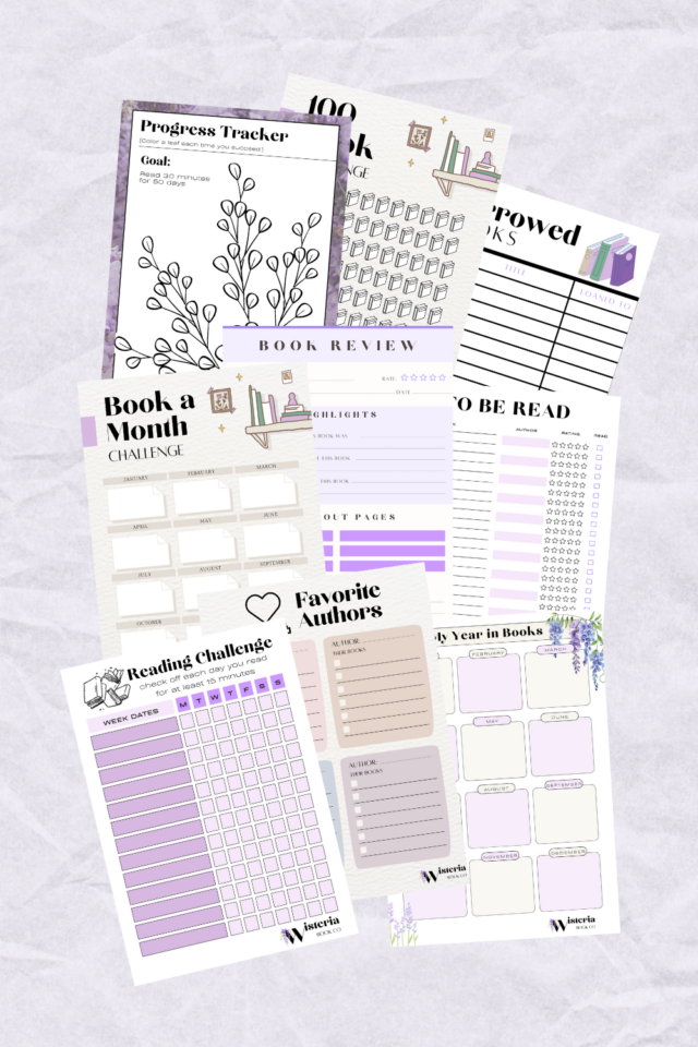 15 Free Reading Printables – Book Log, Reading Challenge, Book Tracker ...