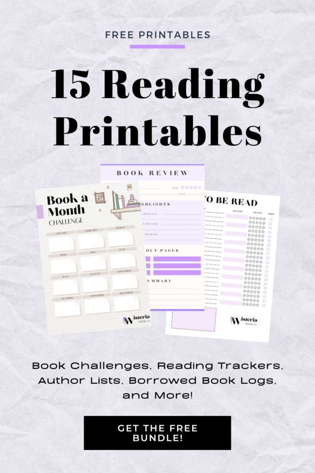15 Free Reading Printables – Book Log, Reading Challenge, Book Tracker ...